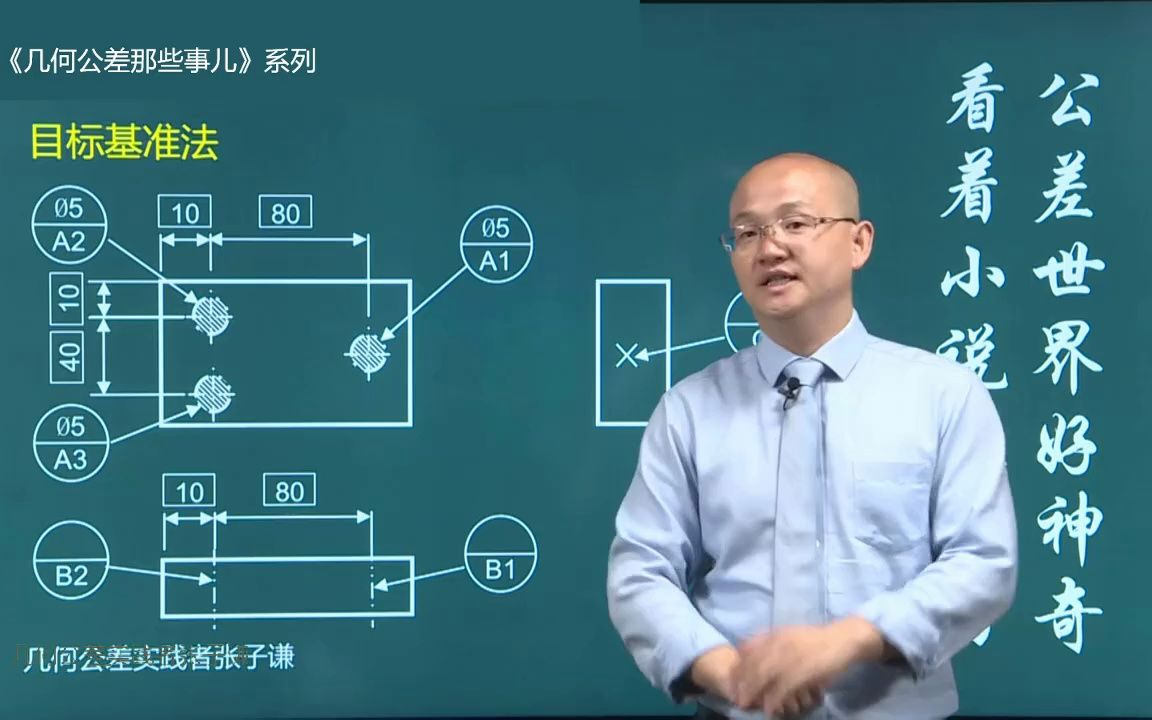 目标基准法(子谦老师讲公差)#几何公差 #形位公差 #形位公差标注方法 ...