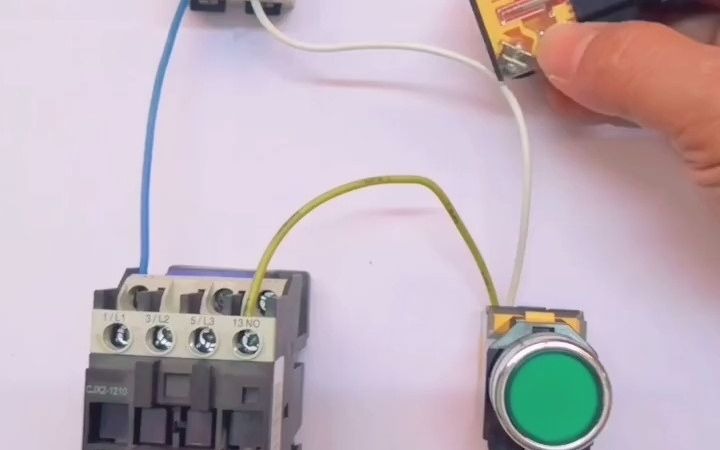 零基础电工知识分享 自锁控制线路接线