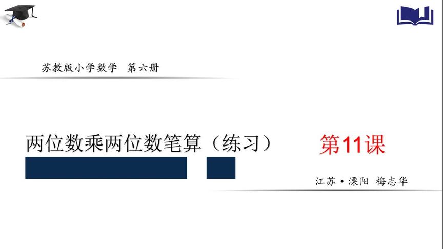11两位数乘两位数的笔算(练习一)第11课时