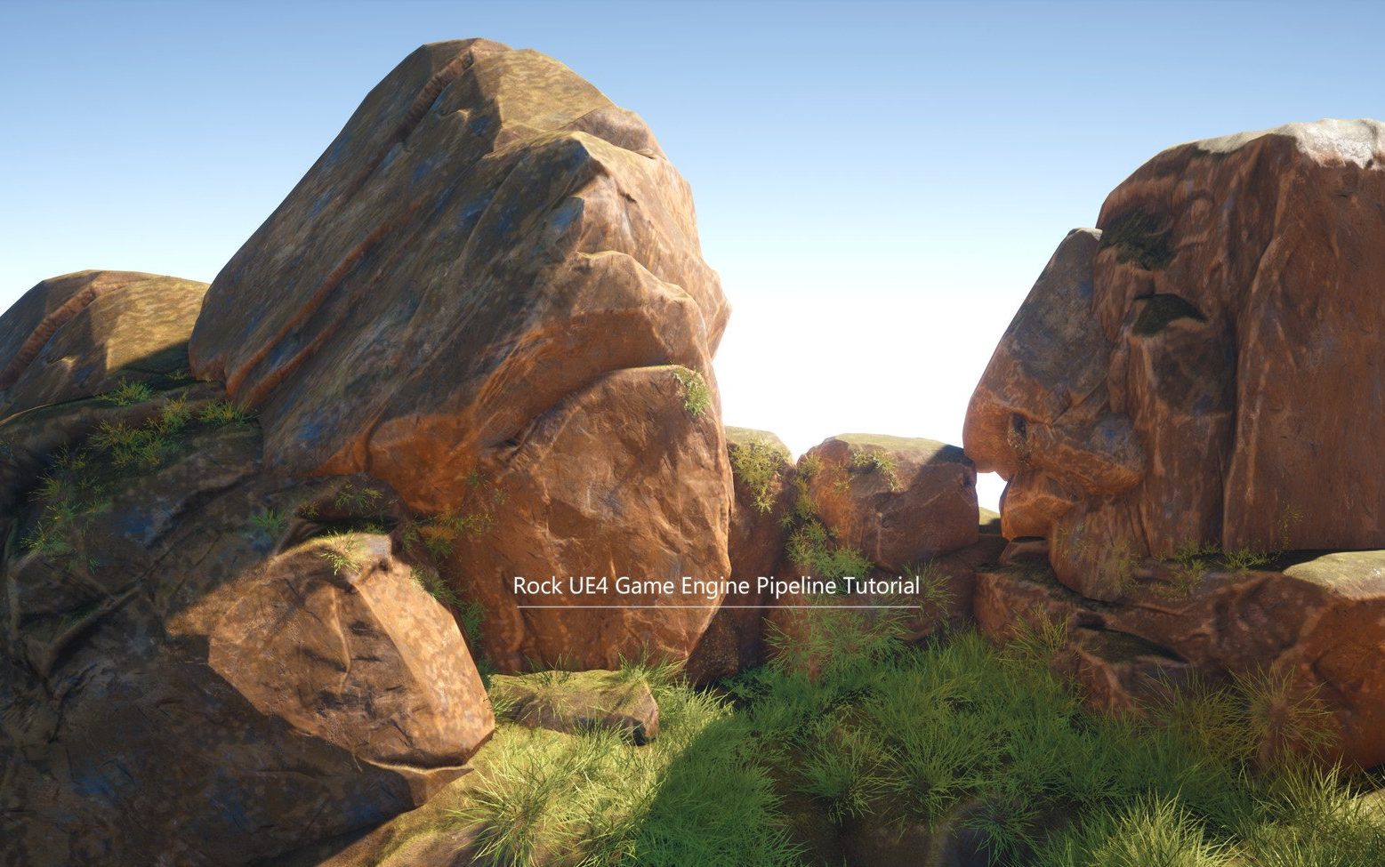 「福利」「中英字幕」Artstation - UE4风格化岩石制作流程