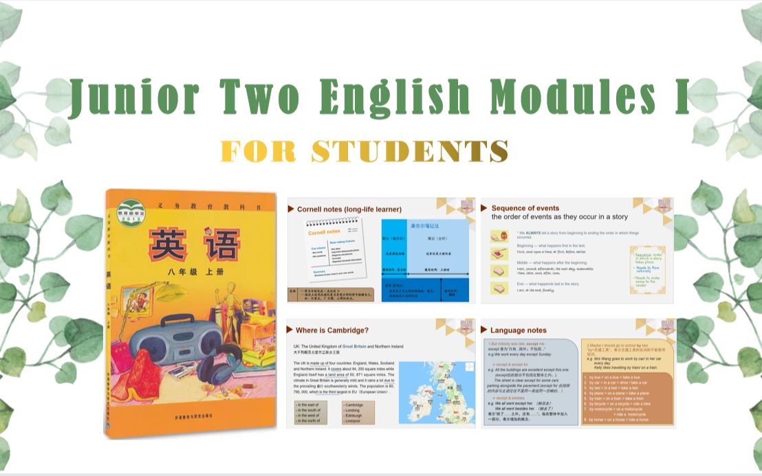 外研版英语八年级上(学生版)Module1 Unit1