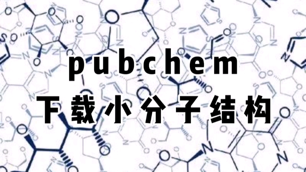 pubchem数据库下载小分子