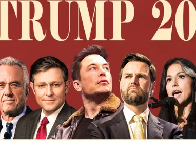 川普梦之队,特朗普胜选!