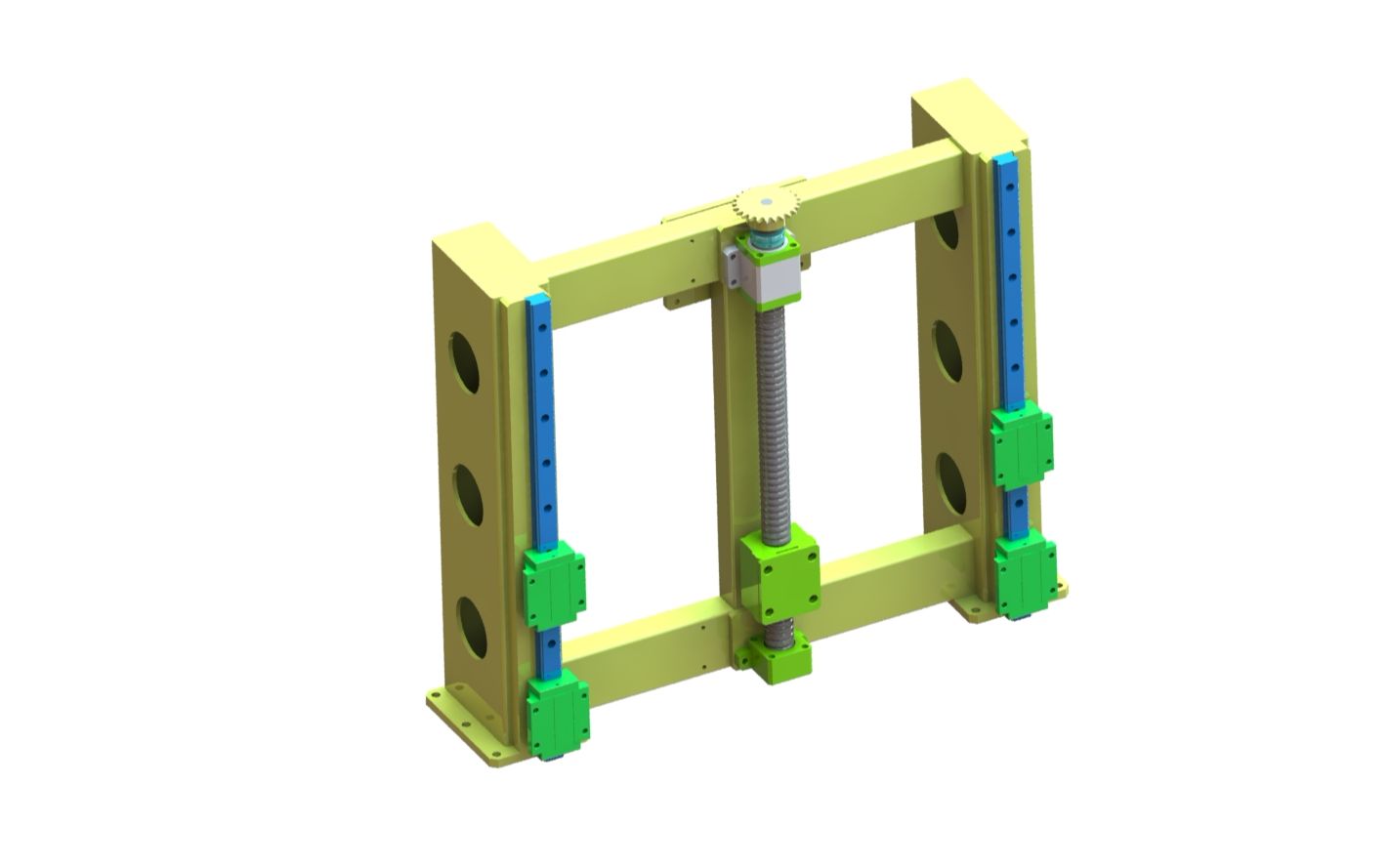 solidworks非标机械设计教程:升降装配设备的设计