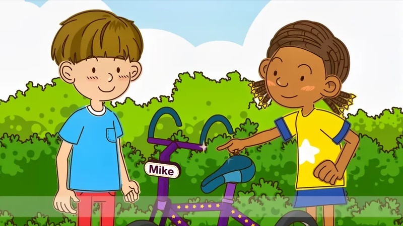 幼儿学英语之四whose bike is this