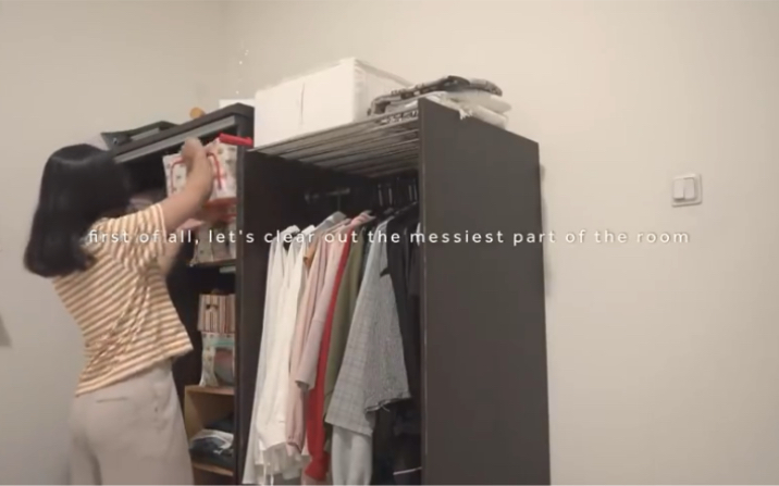 按照自己的喜好,温馨9平米卧室改造装饰过程vlog分享