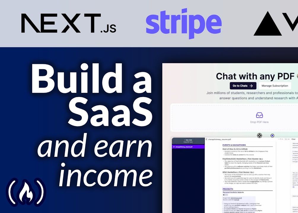 建立和部署具有经常性收入的 AI SaaS (Next.js、OpenAI、Stripe、...