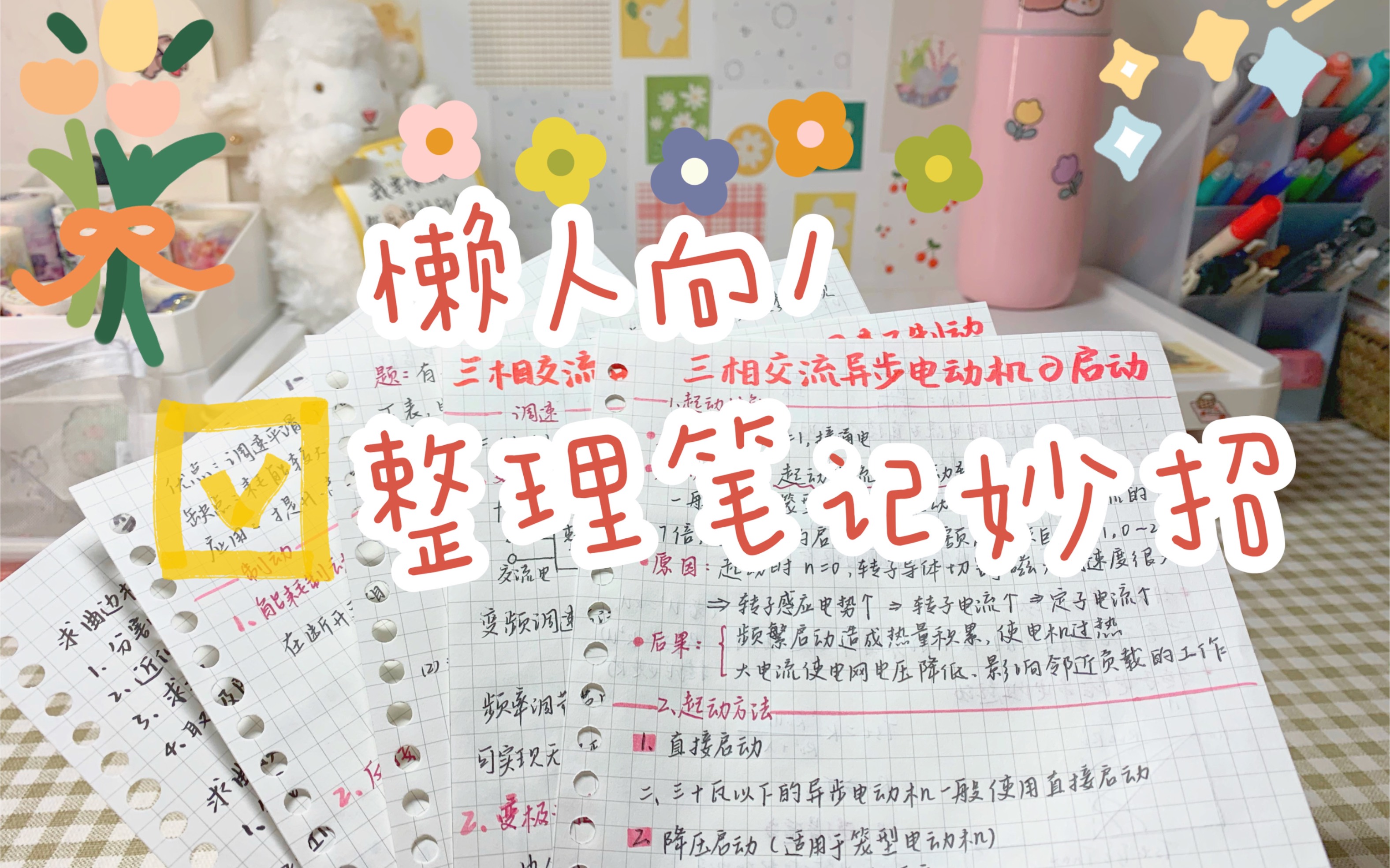 【笔记整理小技巧】懒人必备/如何既高效又整洁好看/标记符号/色彩...