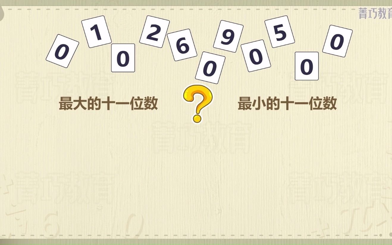 菁巧教育-四年级数学上册-《用排序法解决组数问题》