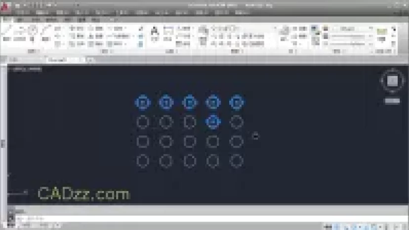 11.阵列ARR Autocad2018二维制图入门教程