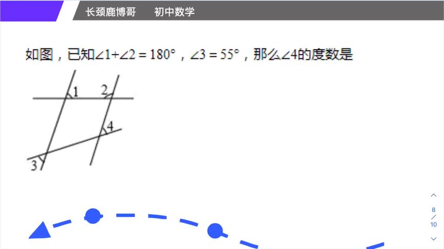 初中数学,平行线的性质和判定定理综合运用,学渣听完也能秒杀