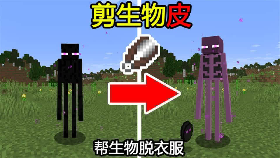 我的世界:帮生物脱衣服,该如何通关MC?