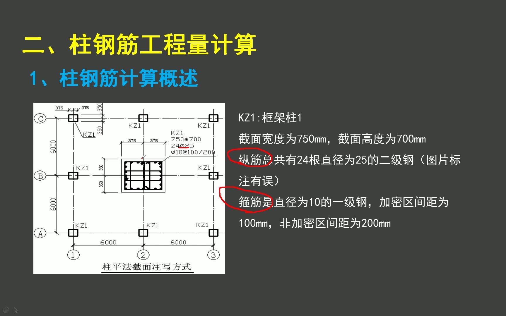 柱钢筋工程量计算:柱钢筋计算概述!