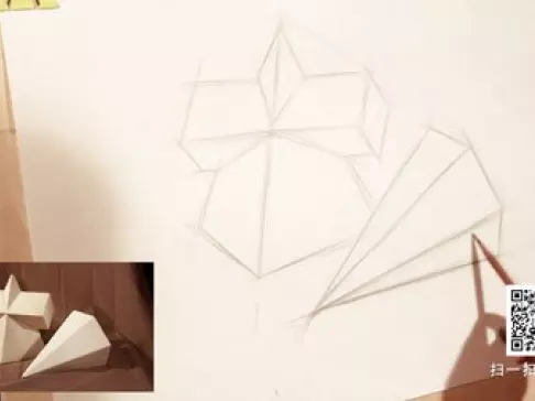 素描基础教程-几何结构-两个组合【我是美术生】