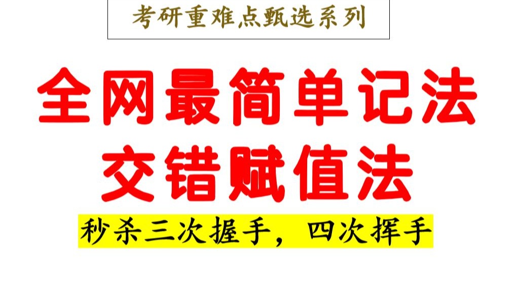 全网最简单“三次握手,四次挥手”记忆法