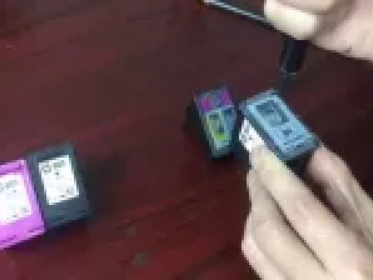 惠普连喷墨盒加墨视频
