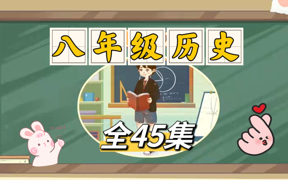 ...八年级历史动画趣味讲解,八年级历史上下册 校内同步 2024人教版 ...