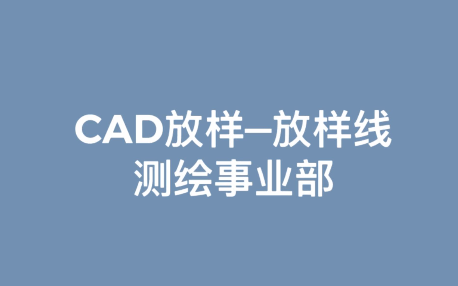 28.CAD放样(LS7)-放样线