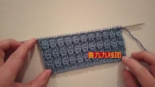 又一款适合新手的棒针花样无论给家人编织毛衣帽子围巾都适用