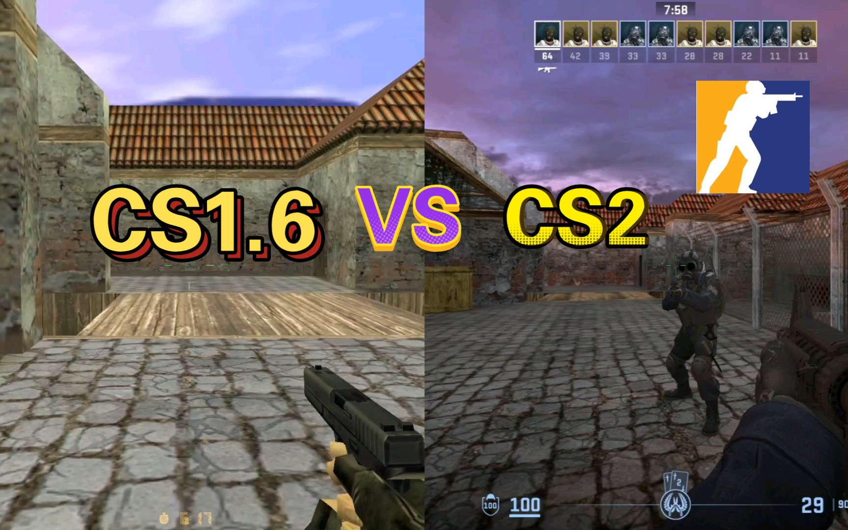 CS2的引擎中打开CS1.6炼狱小镇会怎么样?_反恐精英