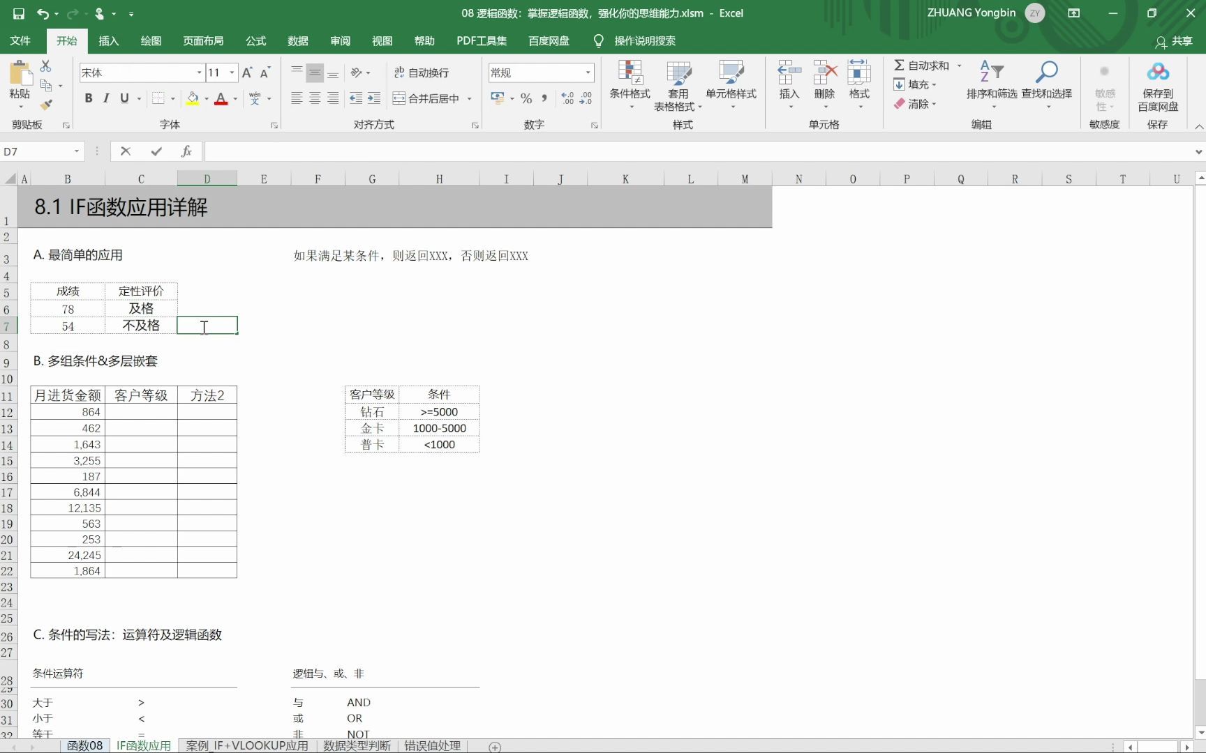 08.逻辑函数:掌握逻辑函数,强化你的思维能力