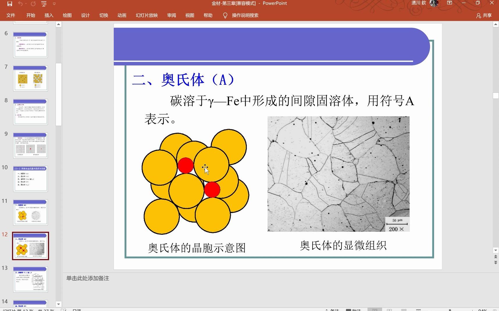 铁碳合金的基本组织