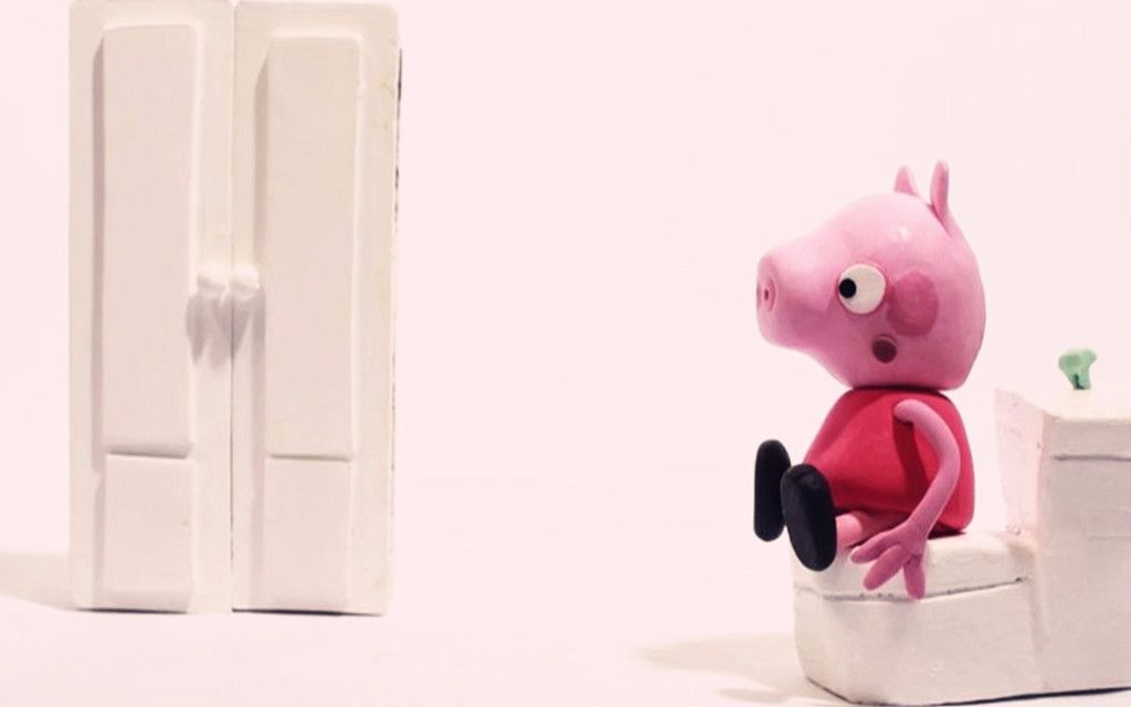 爱剪辑-小猪佩奇想上厕所怎么办