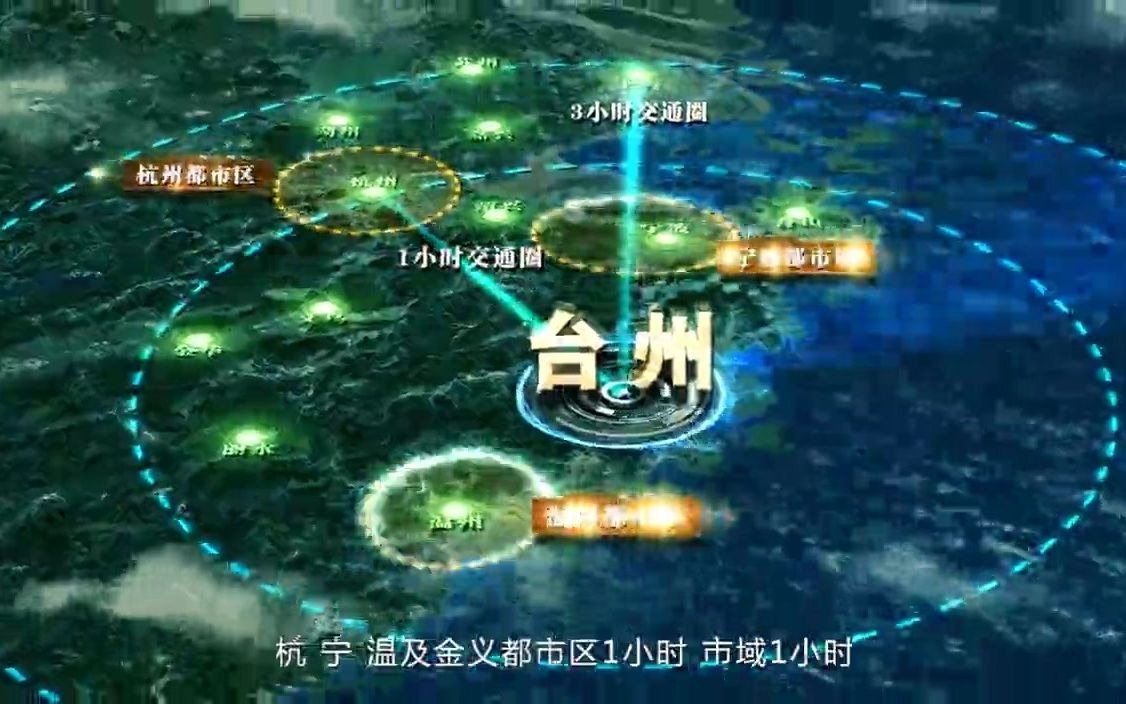 山海水城,魅力台州--台州市区重点区块规划宣传片