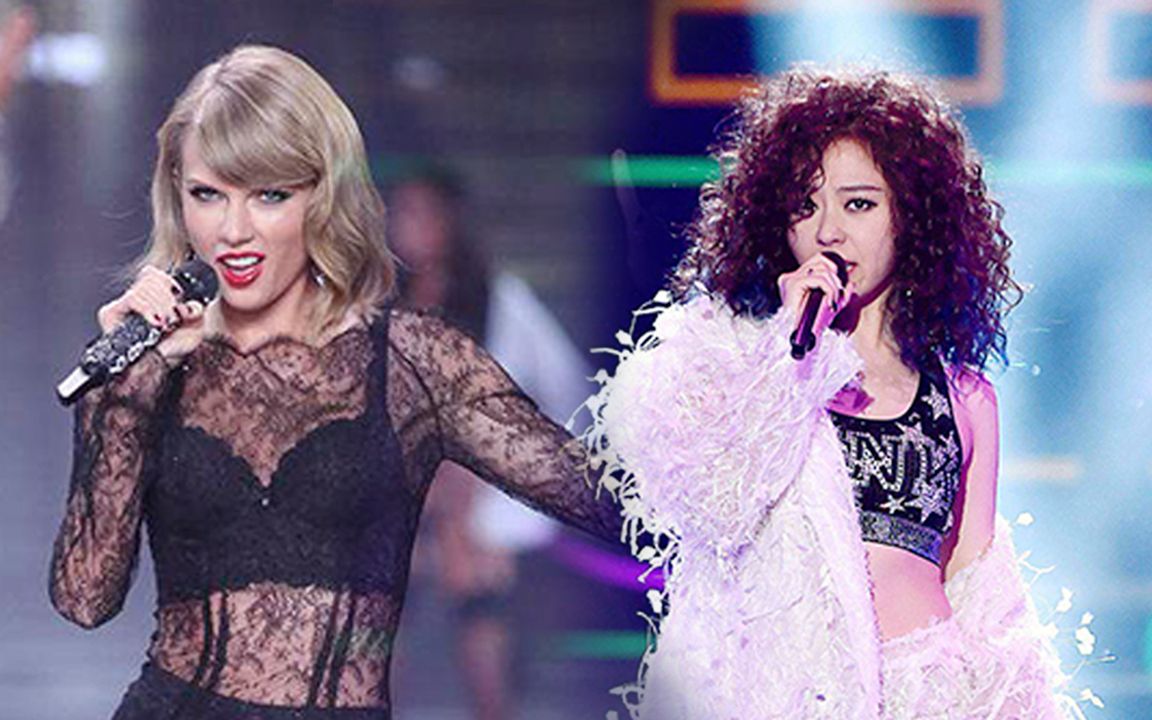 霉霉维秘开场秀堪比超模!边唱边走秀也是没谁了,张靓颖嗨爆全场