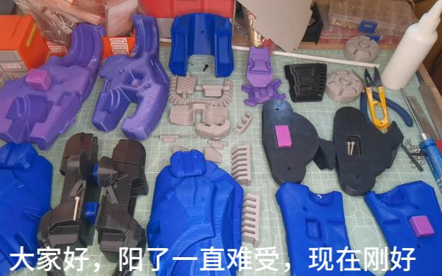 3D打印X战警哨兵可动机器人