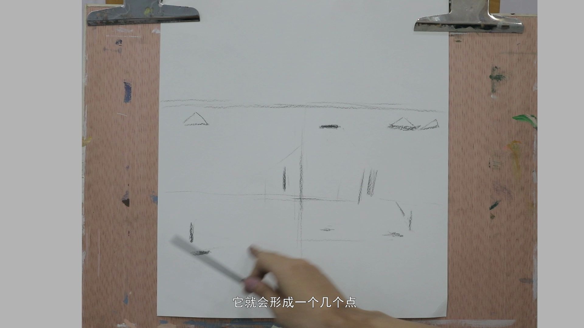 素描基础-10分钟教你学会素描中的三角形构图