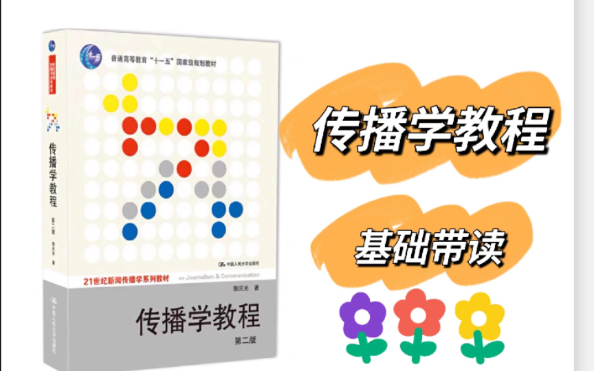 传播学基础带读—第四章 人类传播的过程与系统结构