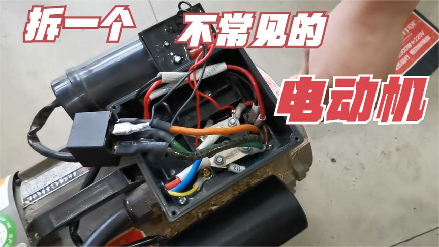 给大家拆一个电动机!结构还挺复杂,我还是头一次见