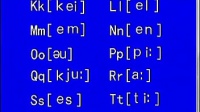 26个英语字母国际音标标准发音学习