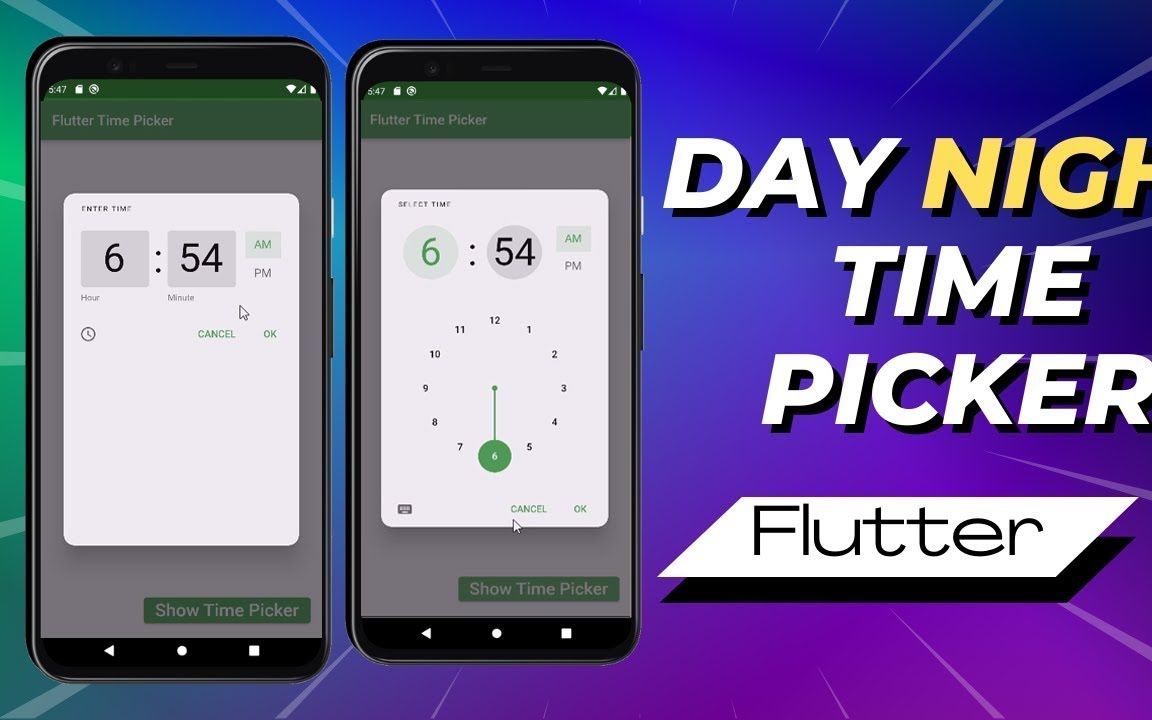 【Flutter】Flutter时间选择器组件开发