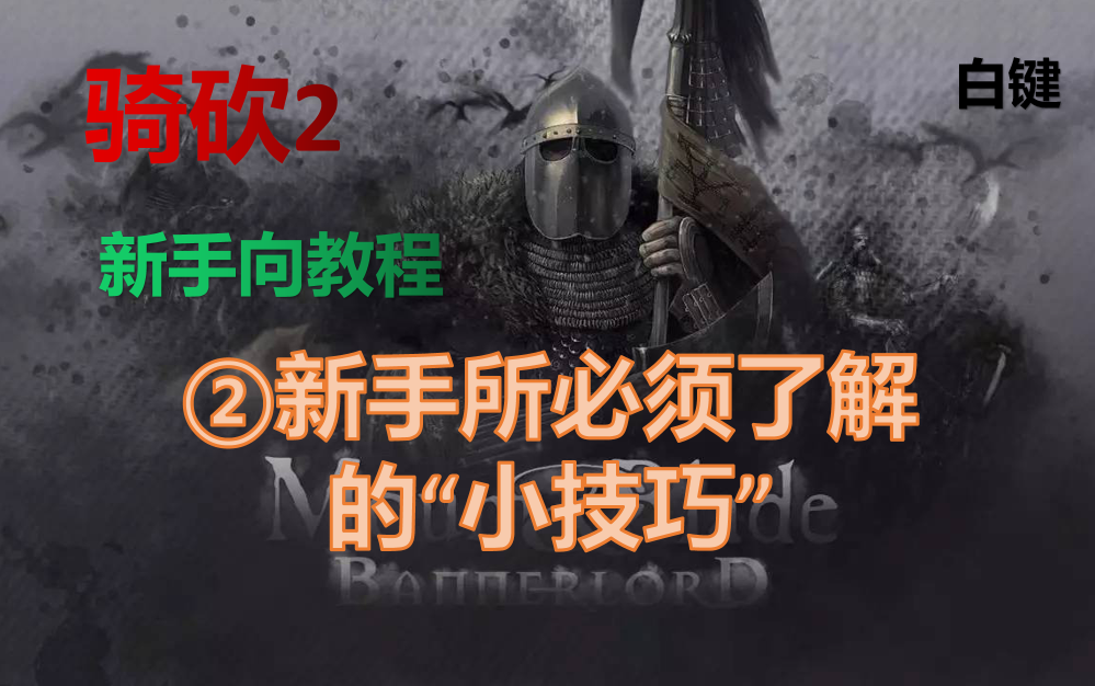 【骑砍2】新手教程② 新手所必须了解的“小技巧”