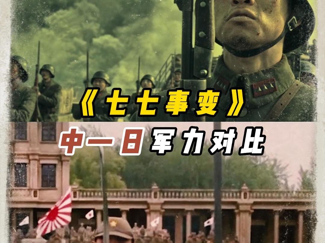 【七七事变】中日军力对比,国军德械师vs日军甲种师团,火力对比让人...