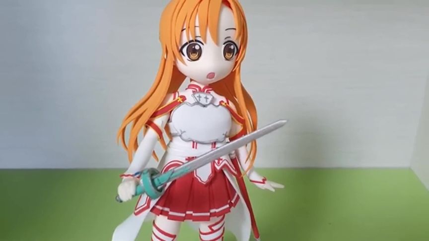 用橡皮泥捏一个美少女的手办,步骤很简单,你看几遍能学会?