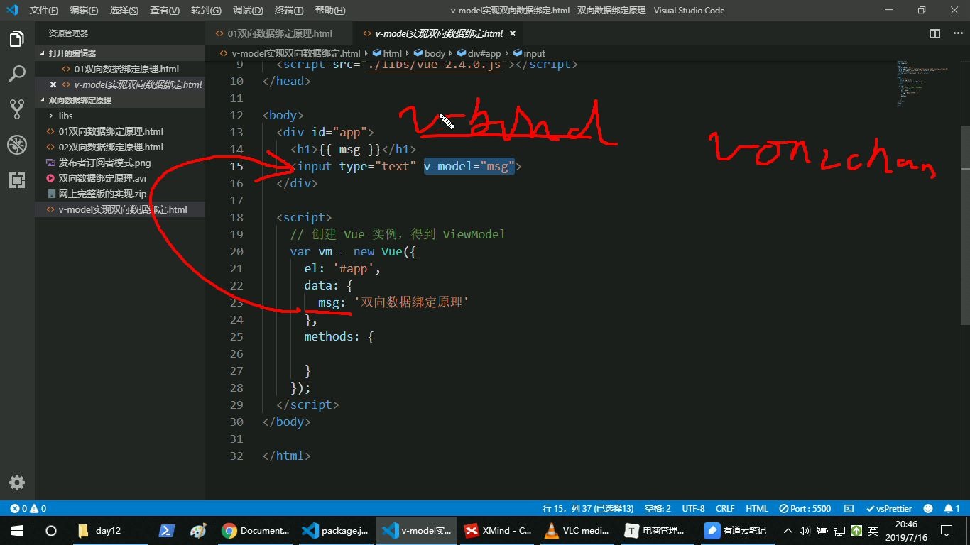 【前端Vue】Vue2.0双向数据绑定原理