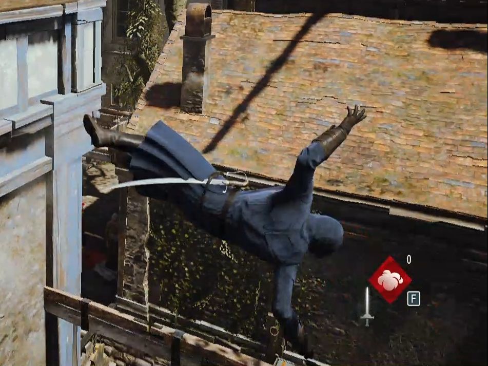 发现一个特别离谱的判定动作 【刺客信条大革命】