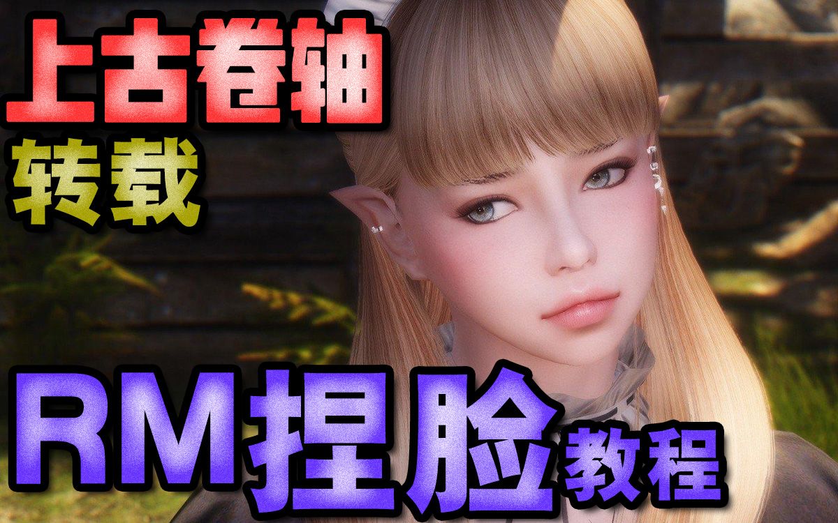 【转】上古卷轴5RM捏脸存档使用方法 RM捏脸存档导入教程