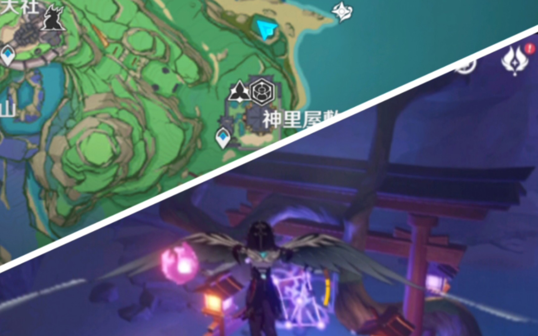 原神神樱大祓神里屋敷附近破除结界解密方式