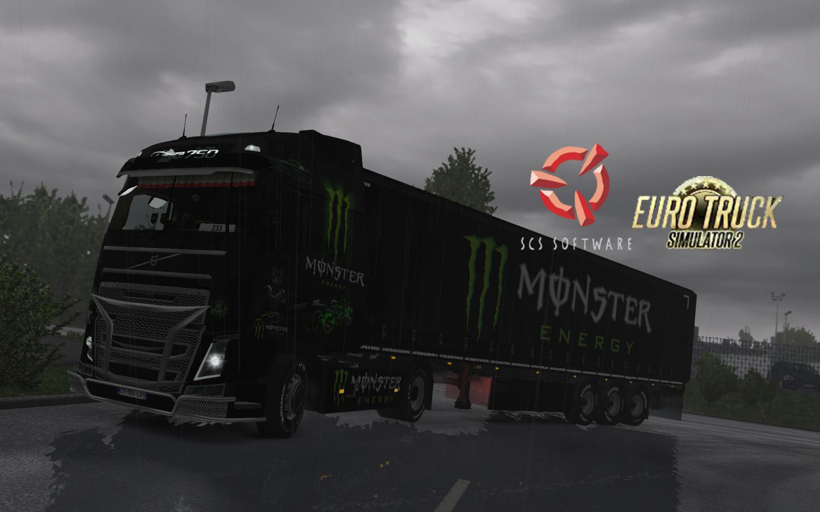 欧洲卡车模拟2/05:小心!货物易碎!|驾驶魔爪涂装沃尔沃FH16(750)运送...