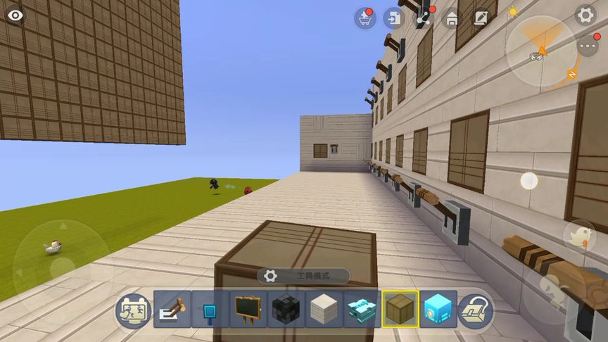 迷你世界自己制作的大电脑。