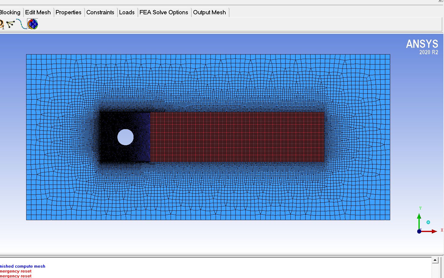 ICEM零基础教程(2D圆柱扰流非结构网格划分)-2