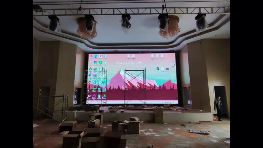 LED大屏维修之一个接收卡的网口无输出了,导致大屏一部分黑屏?