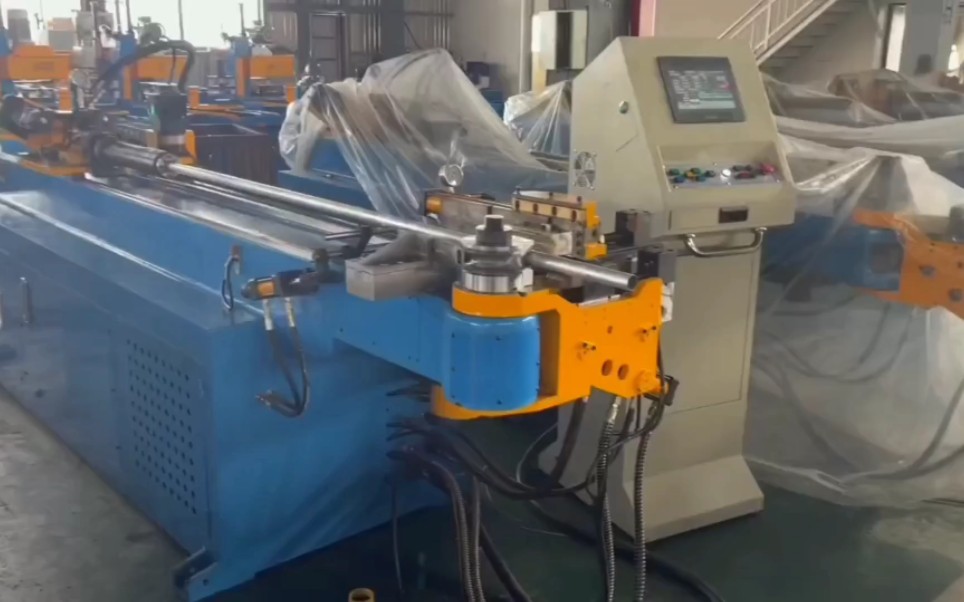 全自动弯管机,伺服送料转角高效率三维数控弯管机