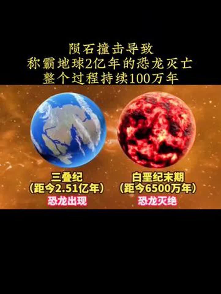 6500万年前一颗10公里长陨石撞击墨西哥湾,称霸地球2亿年恐龙灭亡,...