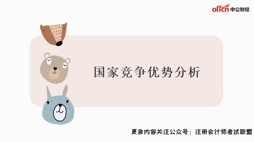 思维导图学注会之《战略》:国家竞争优势分析