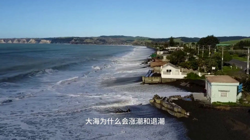 大海为啥会涨潮和退潮?潮水退去回哪里了呢,今天算涨知识了